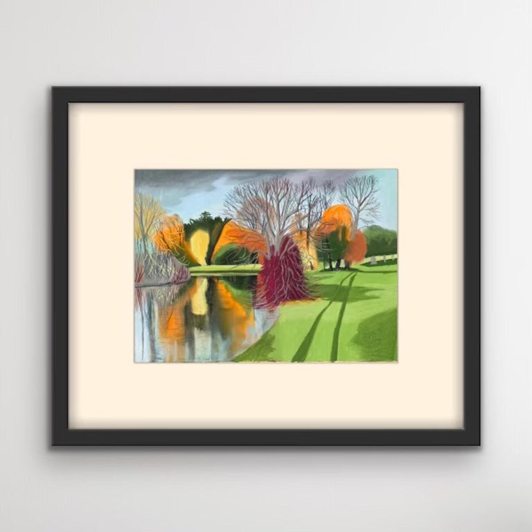 Cornelia Fitzroy - Sotterly Lake, Track by Cornelia Fitzroy, Pastel ...