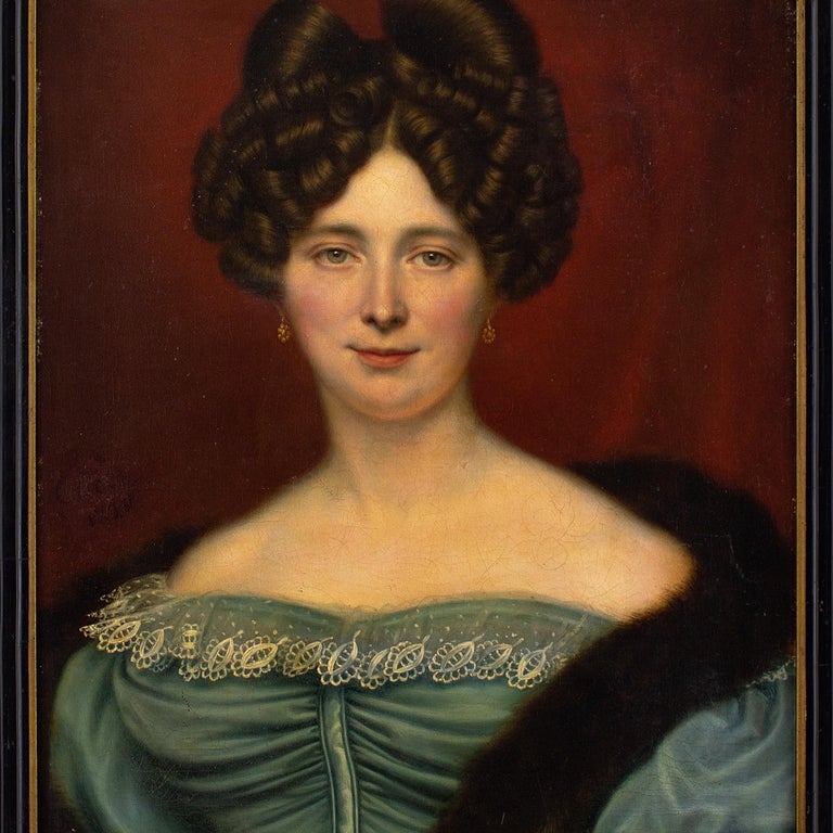 Cornelis Cels - Cornelis Cels, Portrait Of Henriette Cornelia Biben ...