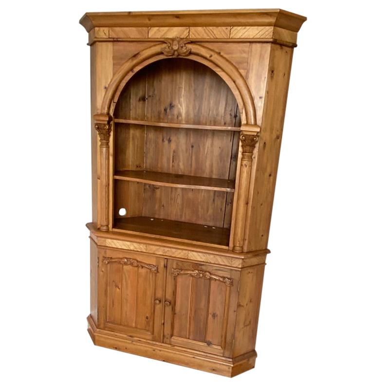 English Bamboo Corner Etagere at 1stDibs