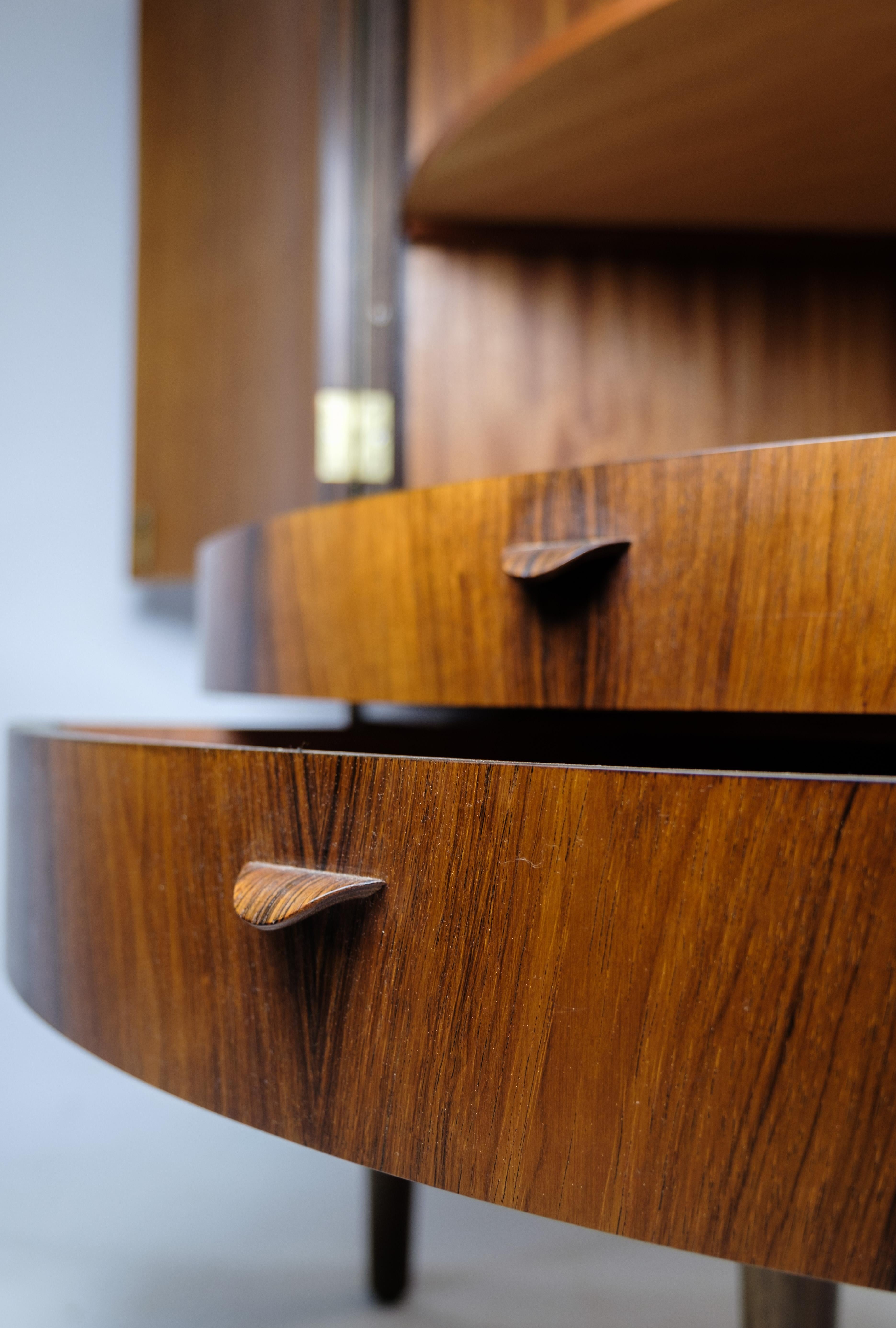 Corner Cabinet Made In Rosewood, Danish Design From 1960s For Sale at ...