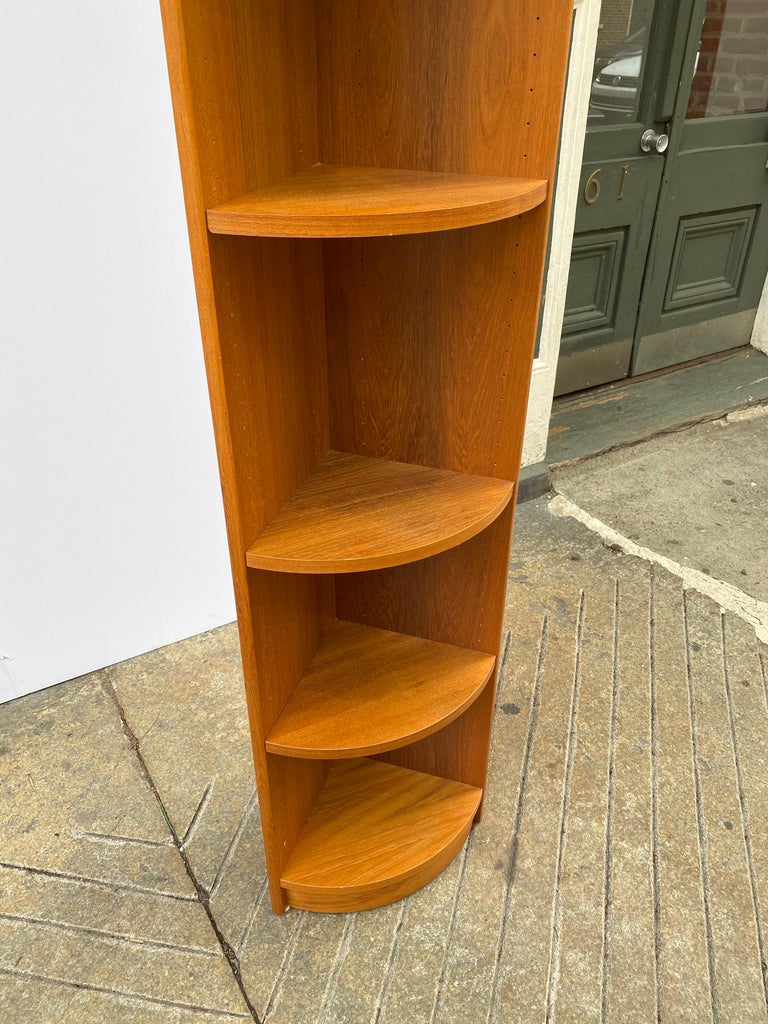 Corner Teak Shelf at 1stDibs