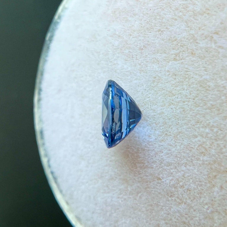 Cornflowe Blue Ceylon Sapphire 0.81ct Natural Oval Cut Sri Lanka Gem For Sale at 1stDibs