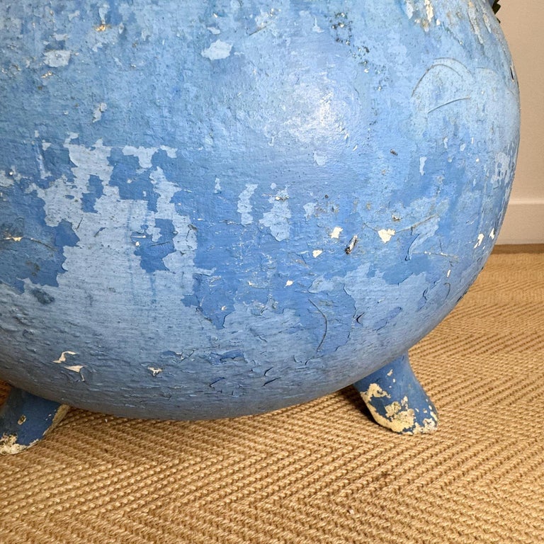 cornflower blue planter