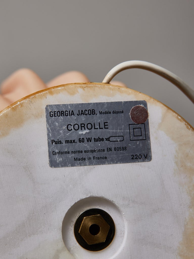 Corolle Table Lamp by Georgie Jacob For Sale at 1stDibs