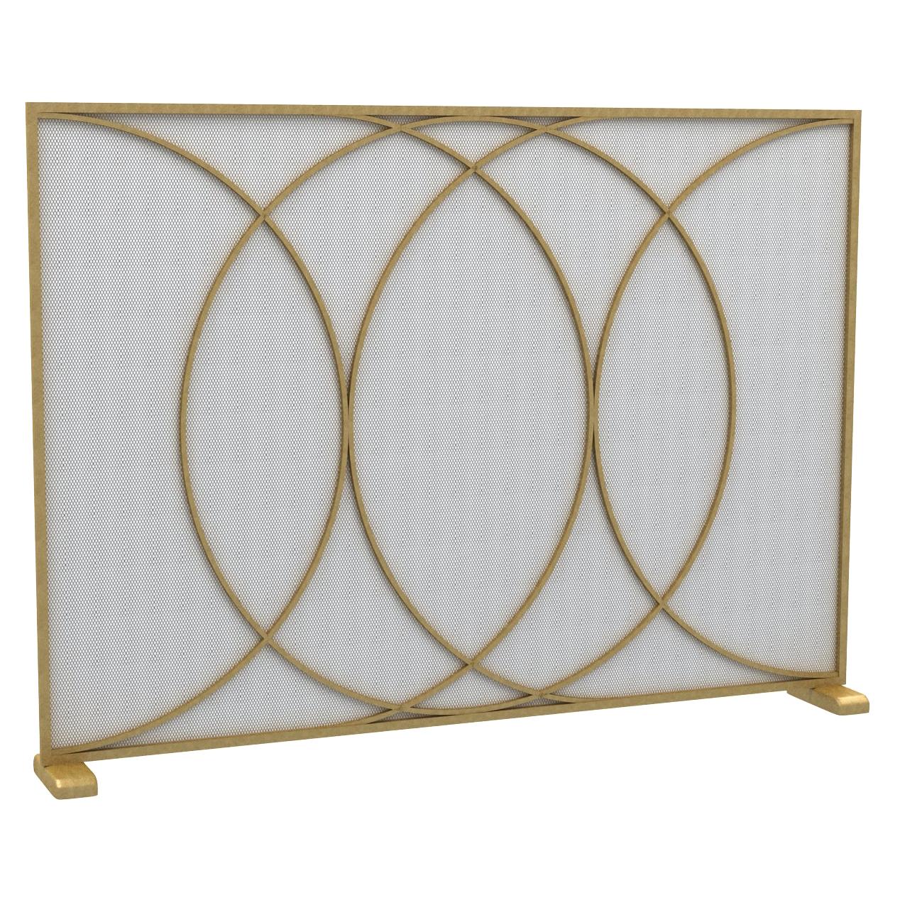 Celeste Fireplace Screen in Pure Gold For Sale at 1stDibs