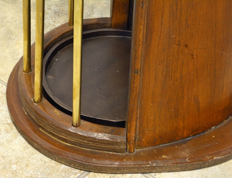 Corpus Christi College Mahogany Boat Sculpture and Umbrella Stand ...