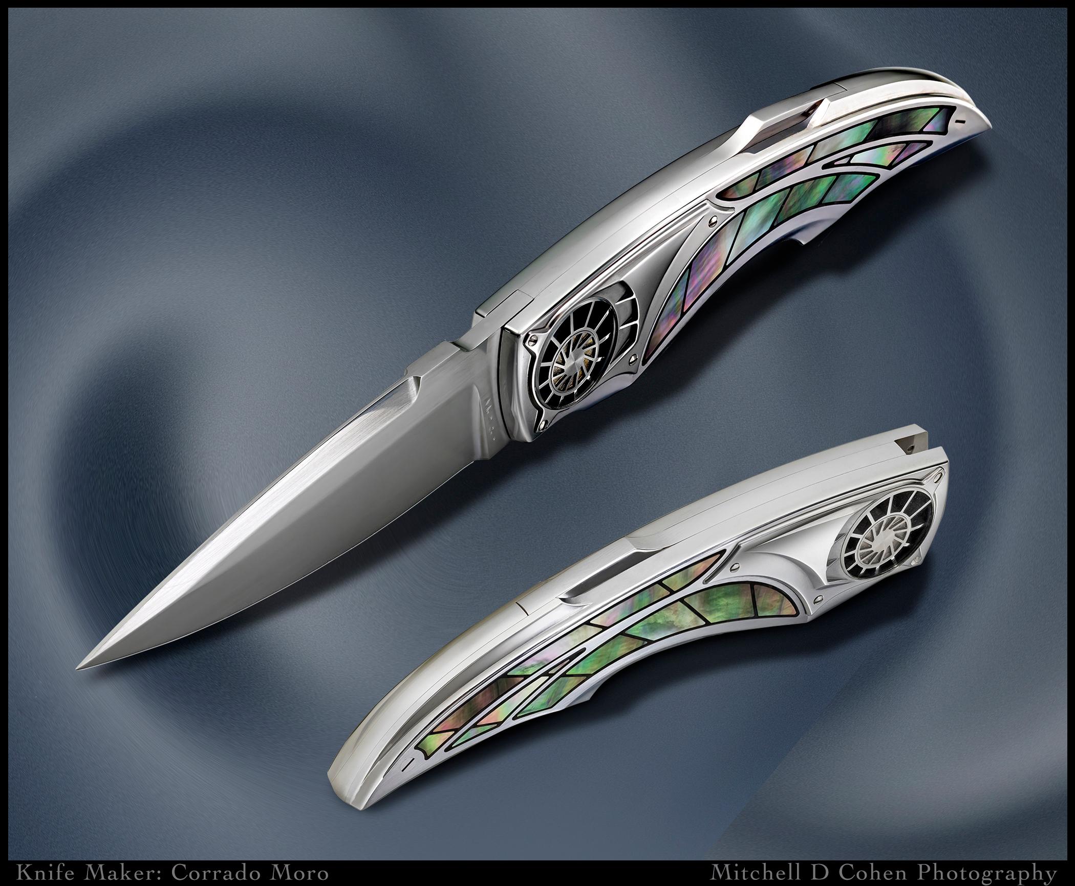 Corrado Moro, "Tourbillon" Folder Knife For Sale at 1stDibs ...