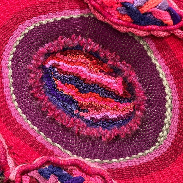 Corrie Schmidt Abstract Rectangular Form Fiber Art Sculptural Wall ...