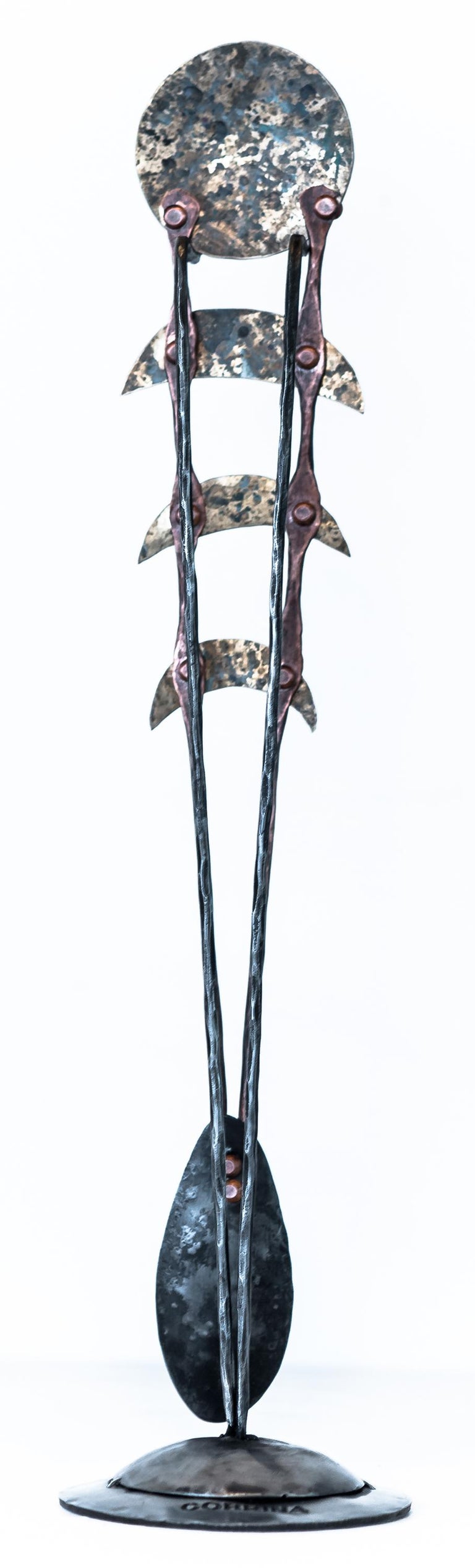 Corrina Sephora - "Avirons, Phase Lunaire" - bronze sculpture - moon ...