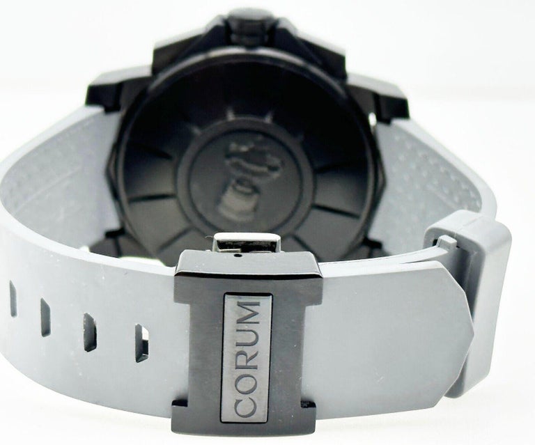 Corum 01.0007 Admirals Cup Black Stainless PVD Chronograph Automatic ...