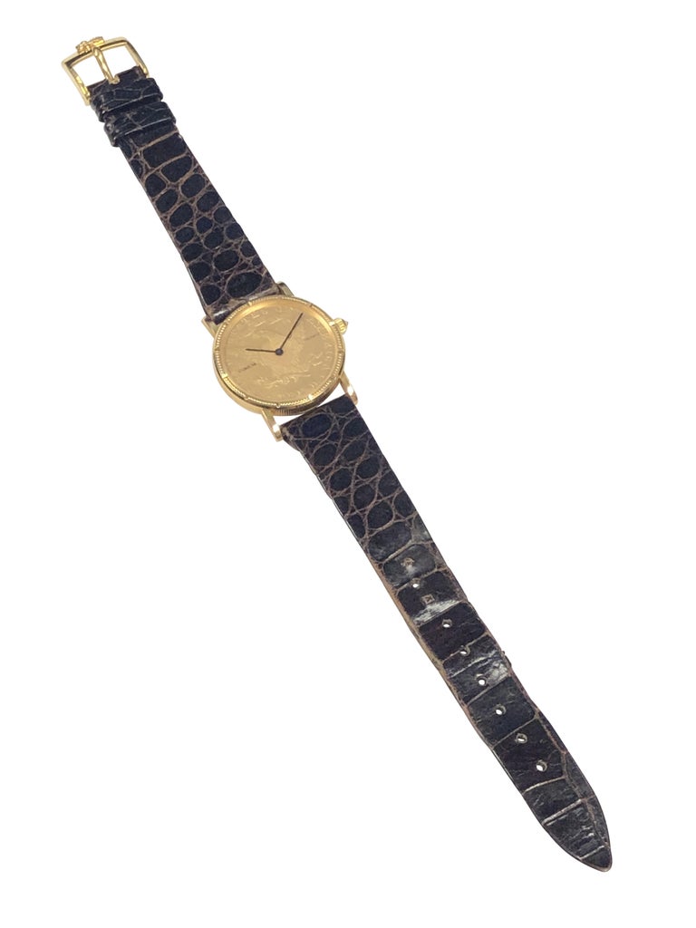 Corum $10 U.S. Gold Coin Quartz Wristwatch For Sale at 1stDibs