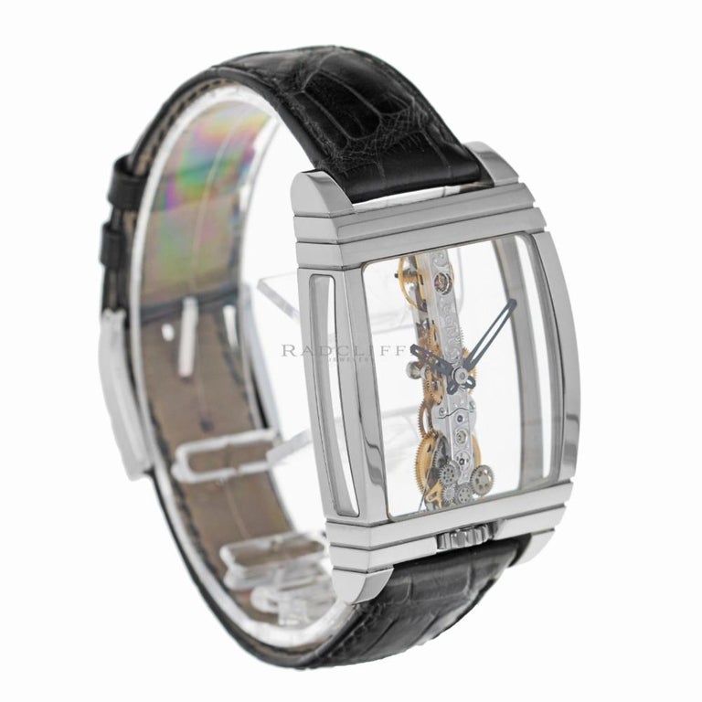 Corum 113.750.59 Golden Bridge Skeleton 18 Karat White Gold Box Papers ...