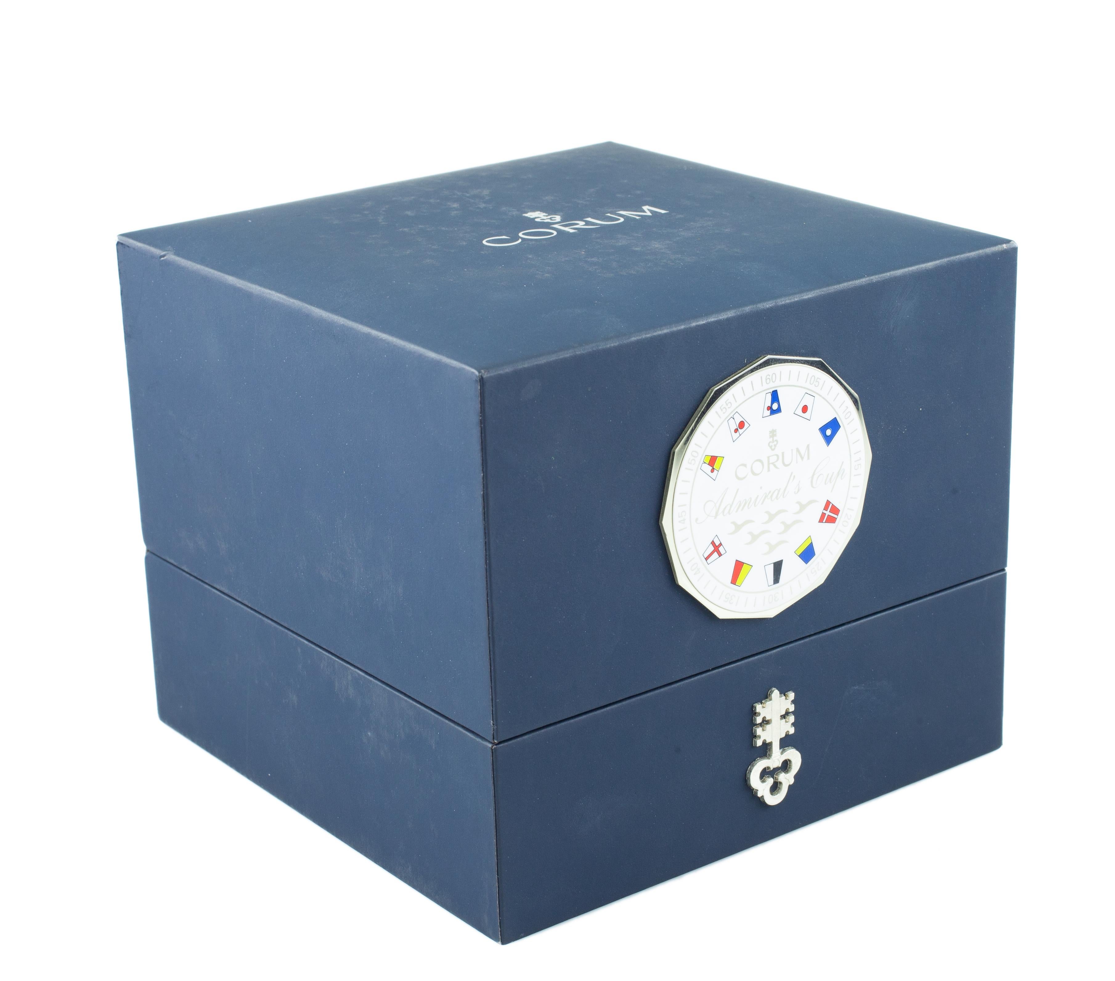 Corum Admiral's Cup Men's Automatic SS Watch with Box and Papers 082. ...