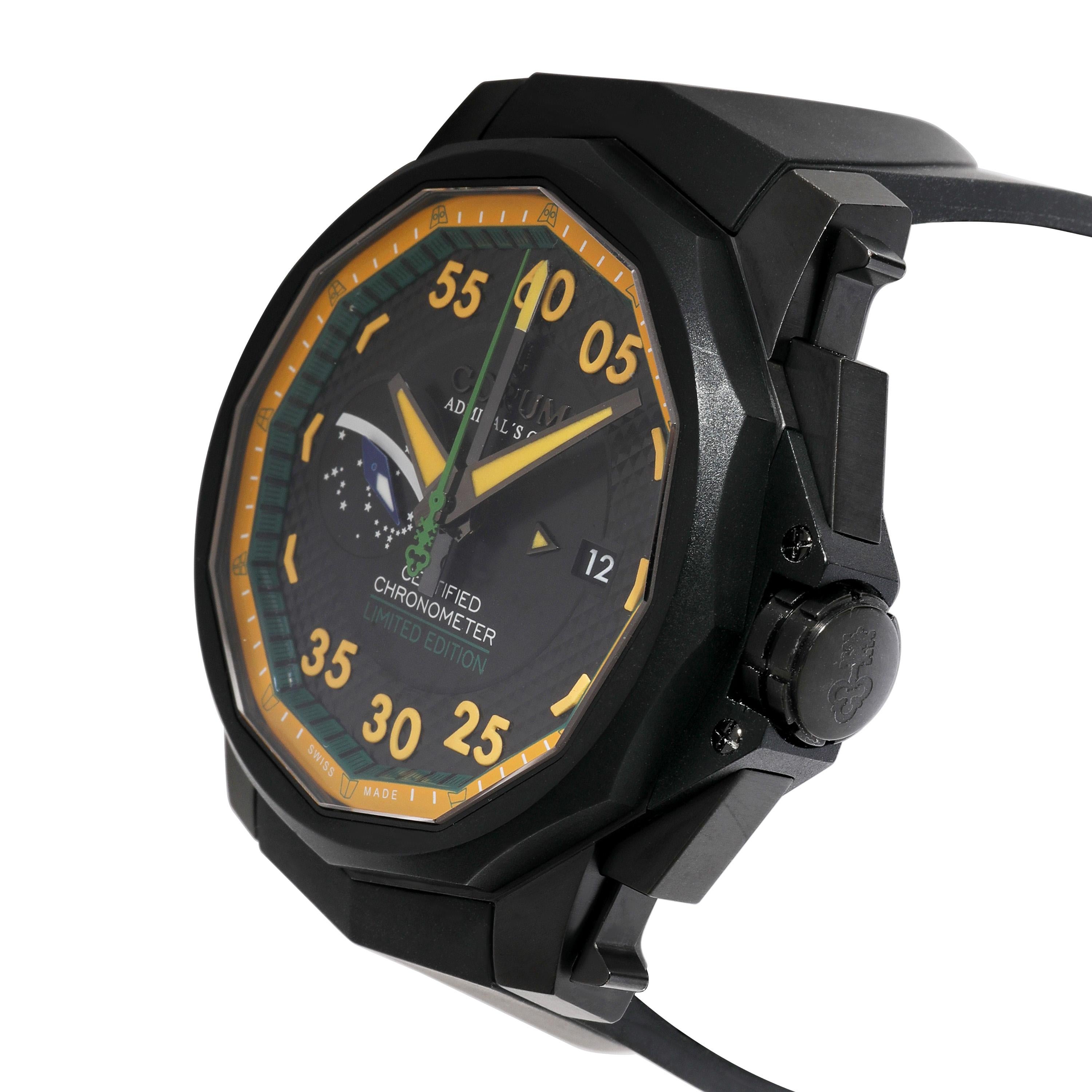Corum Admirals Cup Tribute Brazil 01.0077 Men's Watch in PVD For Sale ...