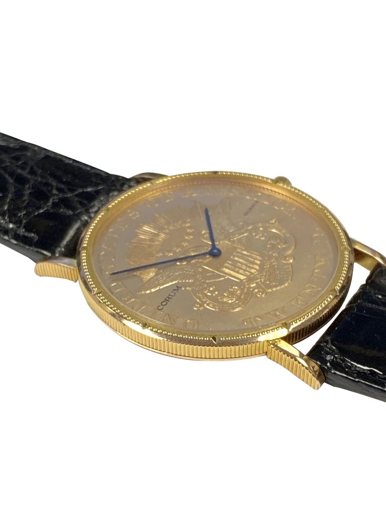 Corum Classic $20 U.S. Gold Coin Quartz Watch at 1stDibs