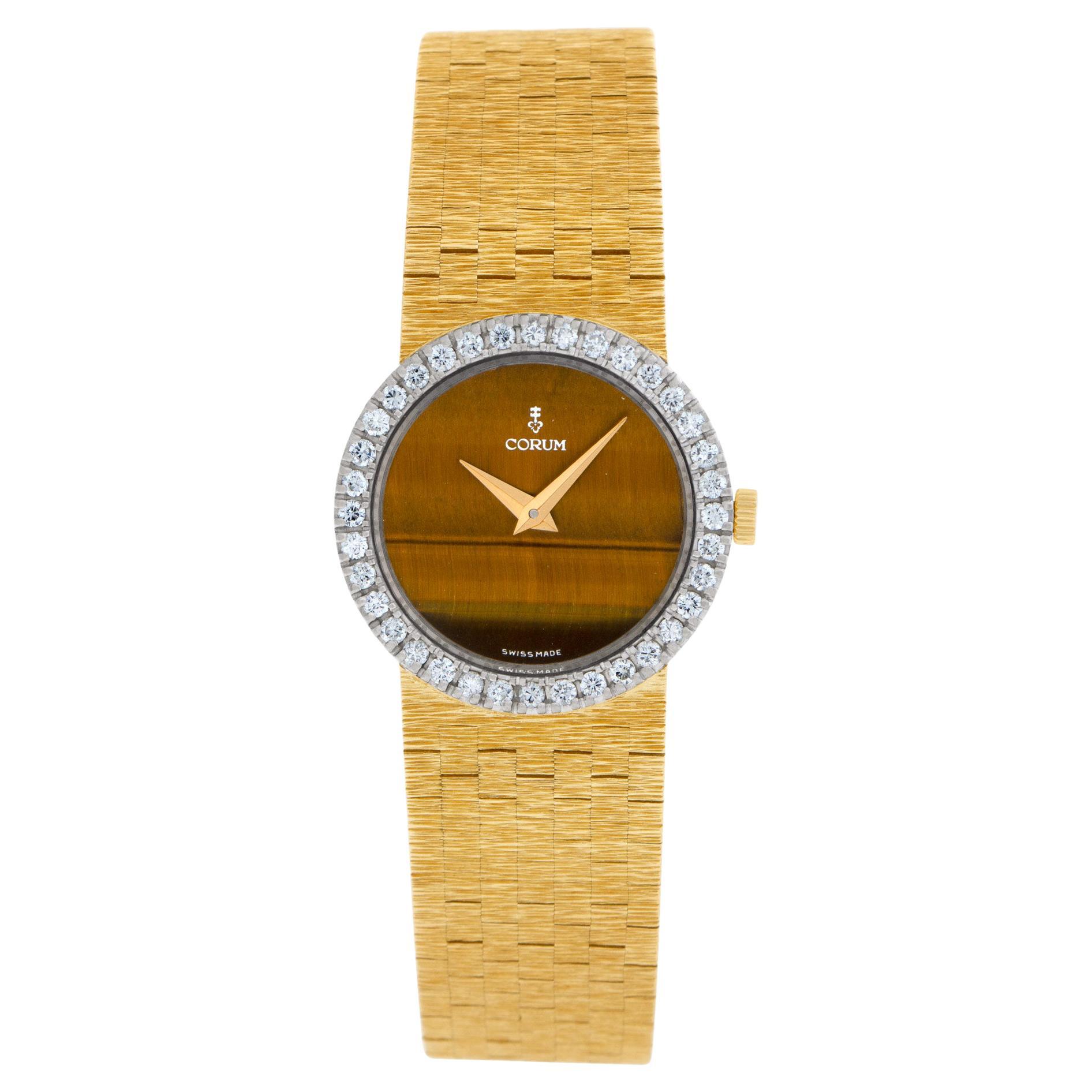 Corum Ladies Yellow Gold Diamond Quartz Wristwatch at 1stDibs | corum ...