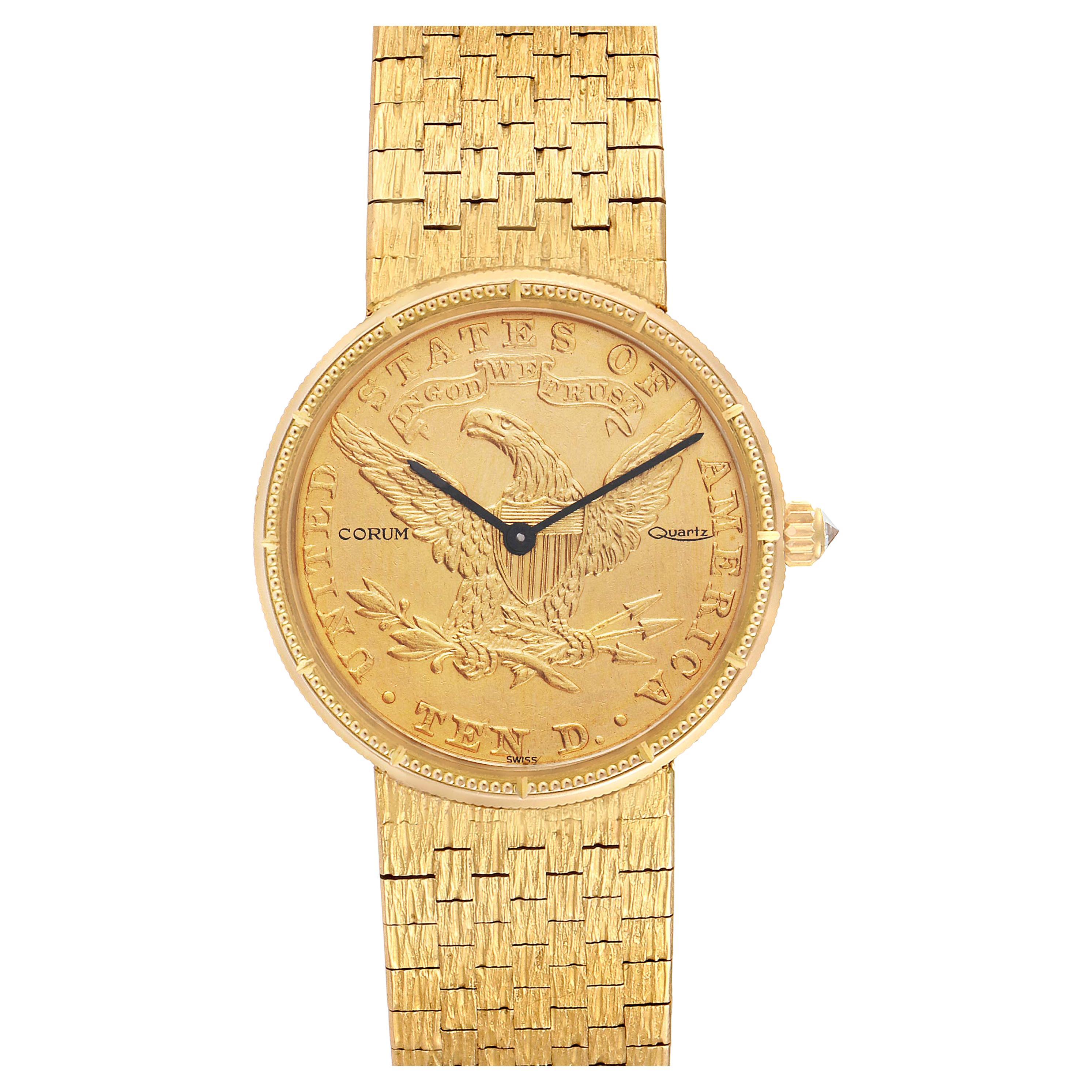 Corum Yellow Gold $20 Coin Wristwatch at 1stDibs