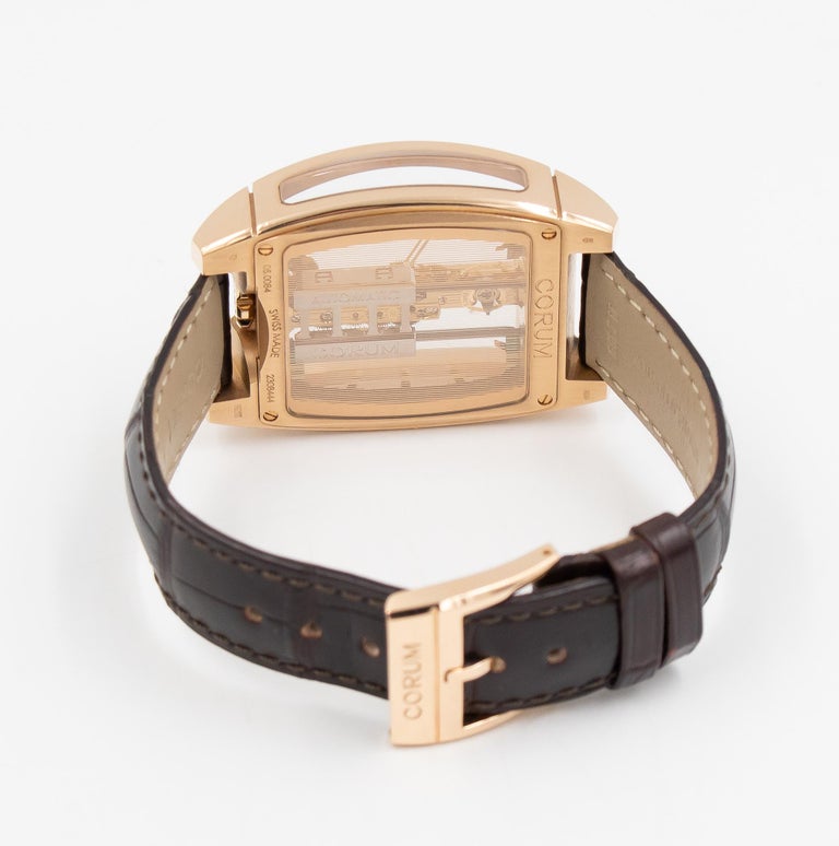 Corum Golden Bridge Automatic 31316555 w. Skeleton Dial - 18k RG Men's ...