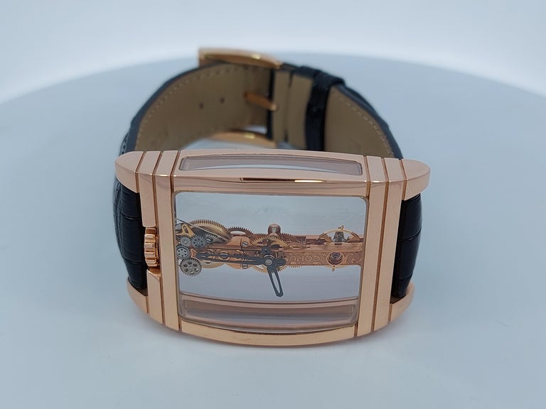 Corum Golden Bridge Model, 18kt Rose Gold, Linear Movement, Hand ...