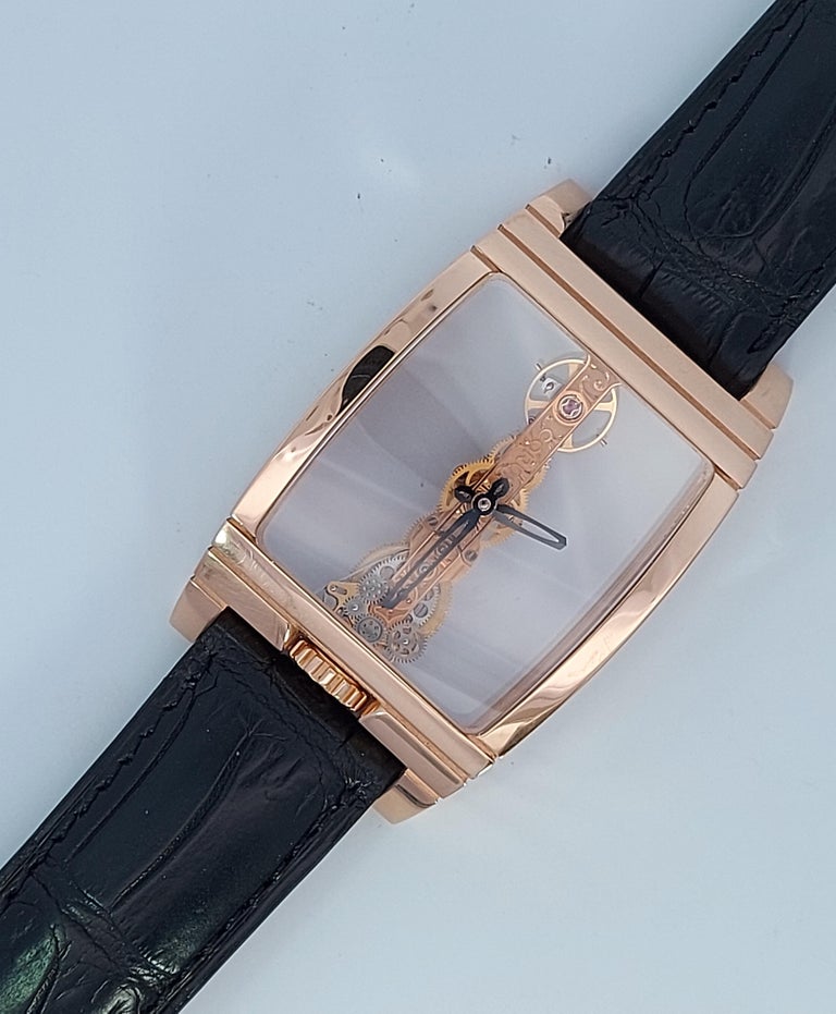Corum Golden Bridge Model, 18kt Rose Gold, Linear Movement, Hand ...
