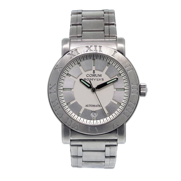Corum Romvlvs Stainless Steel Men's Watch with Skeleton Back in Stock ...