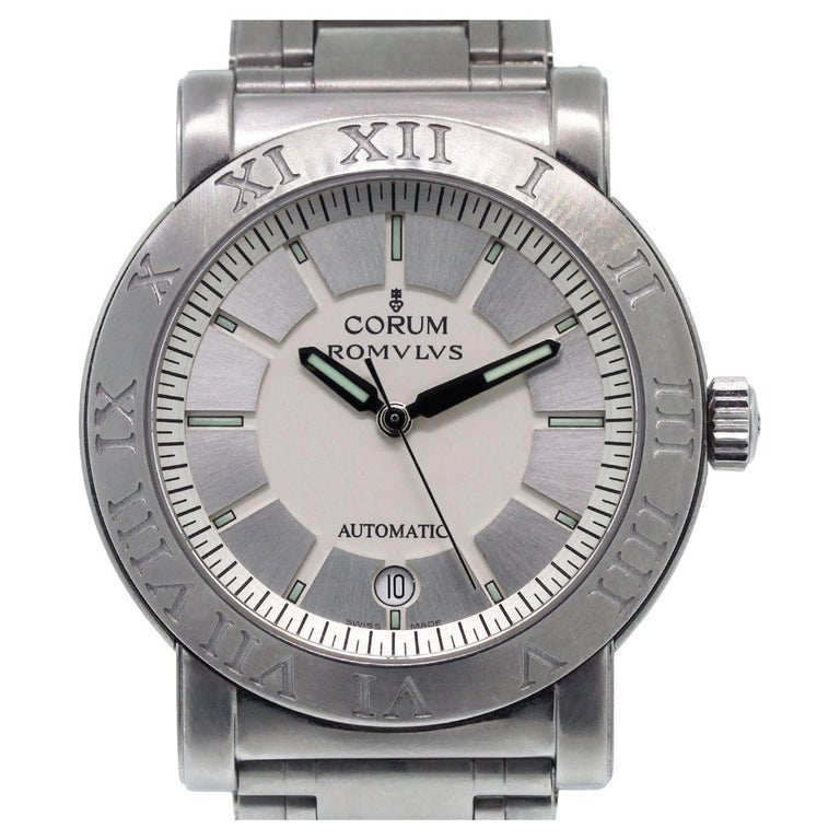 Corum Romvlvs Stainless Steel Men's Watch with Skeleton Back in Stock ...