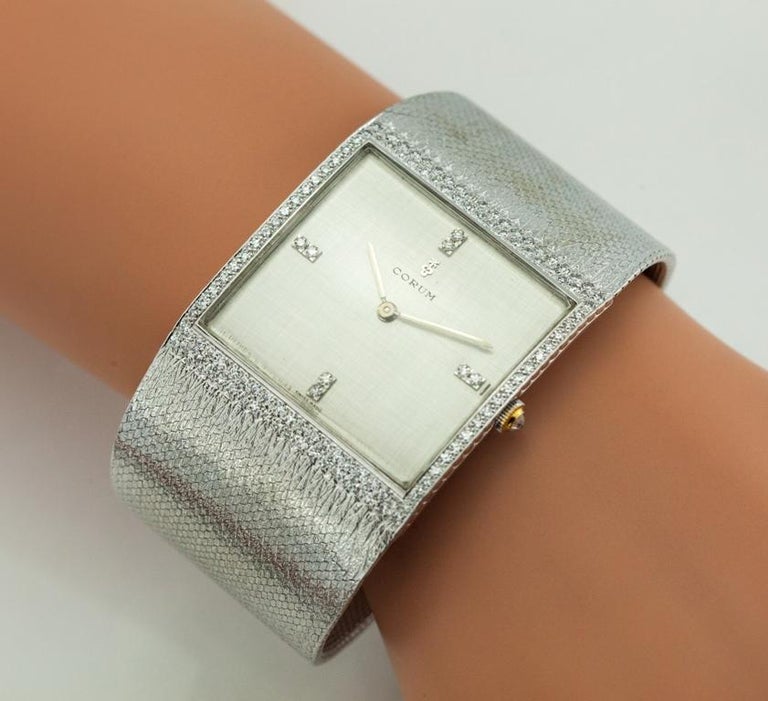 Corum Spartacus Watch in White Gold with Diamonds For Sale at 1stDibs ...