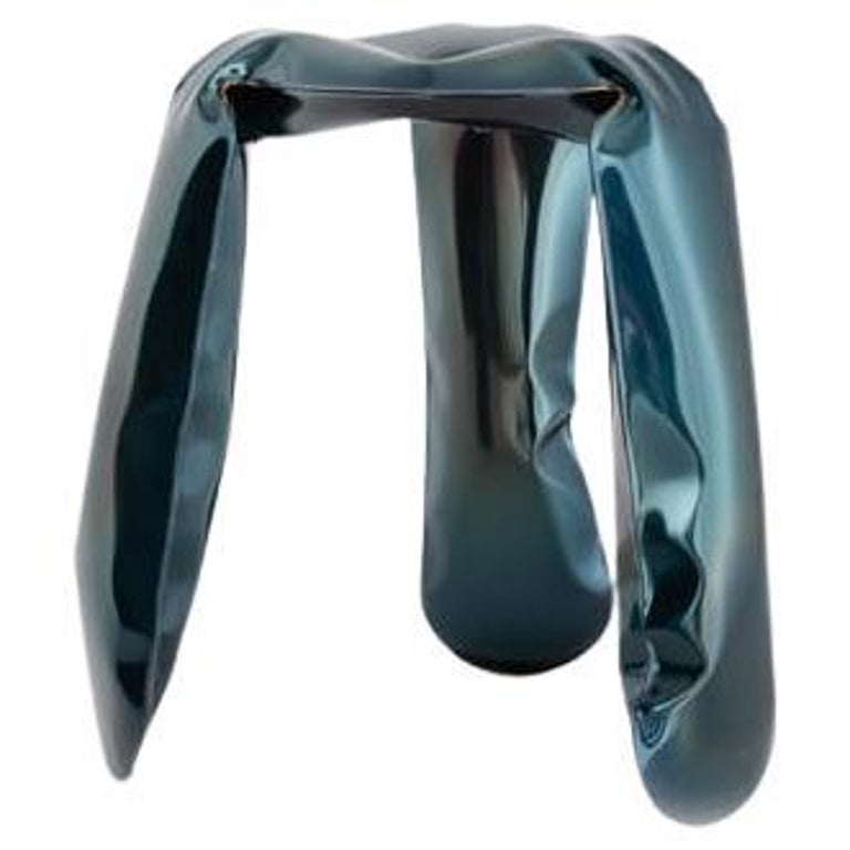 Cosmic Blue Mini Plopp Stool by Zieta For Sale at 1stDibs