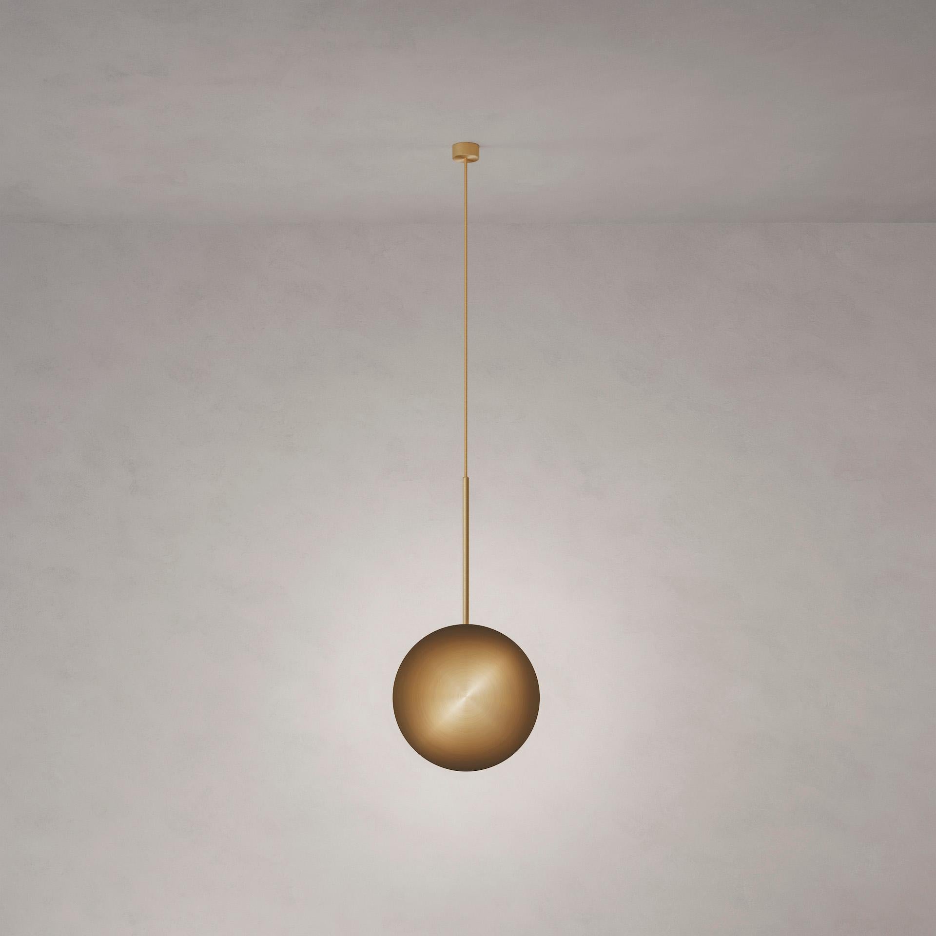 Cosmic 'Comet Pendant Ore' Handmade Bronze Gradient Patinated Brass ...