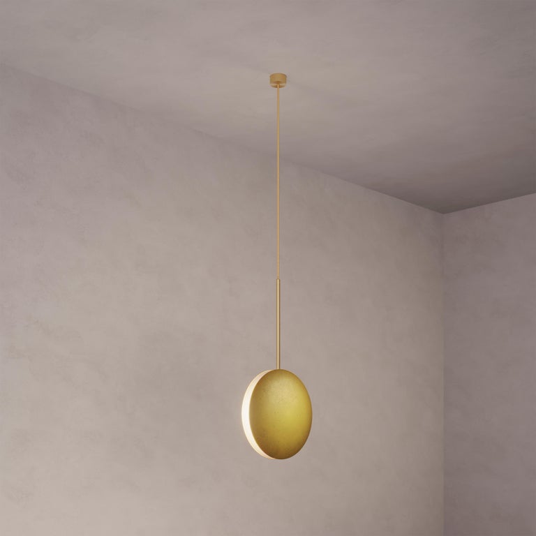 Cosmic 'Comet Pendant Oxidium' Handmade Oxidised Patinated Brass ...