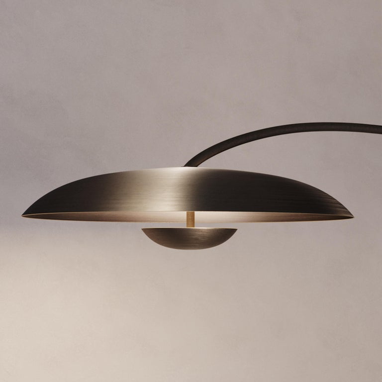 'Cosmic Orbit Solo Regolith' Handmade Dark Bronze Patinated Brass ...