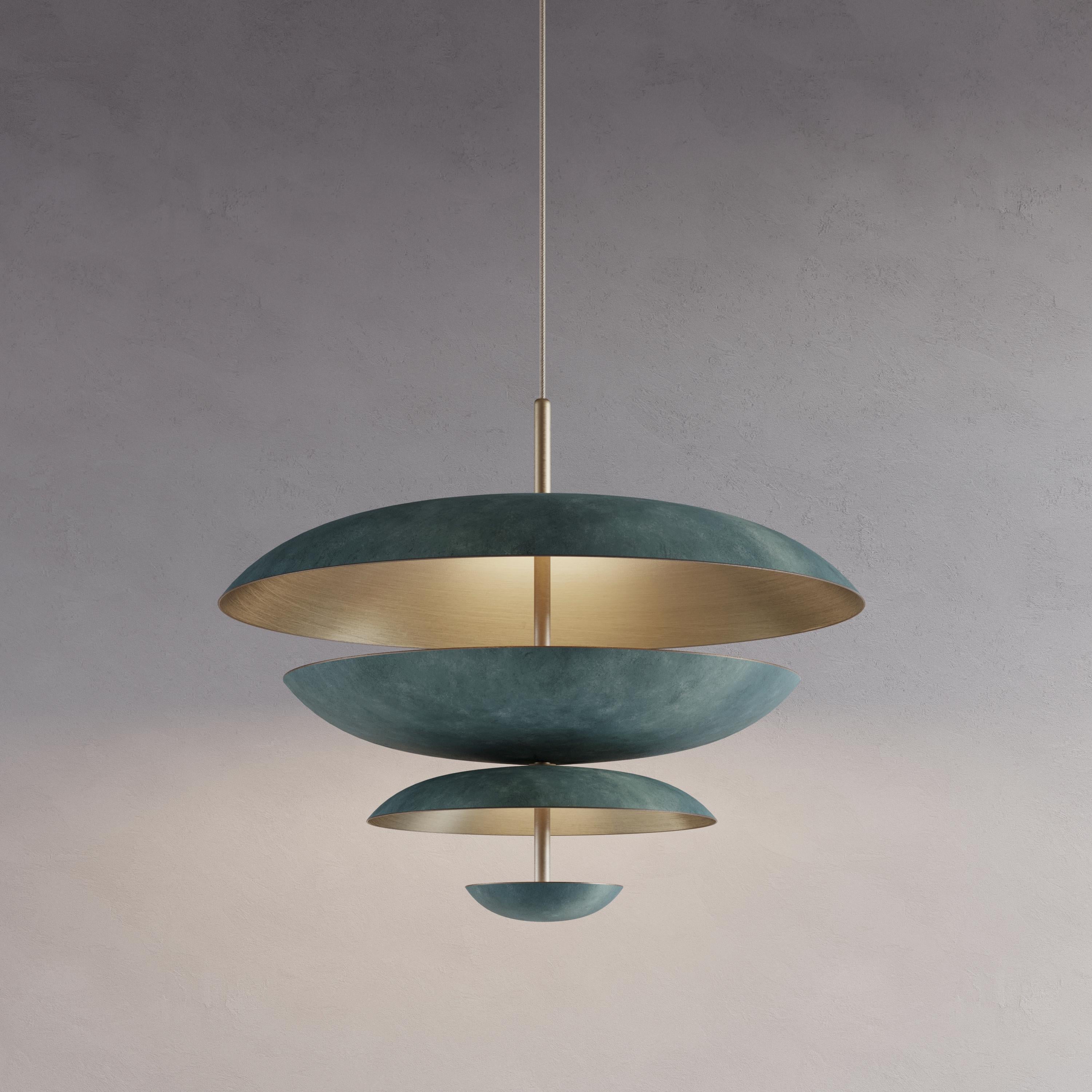 'Cosmic Verdigris Chandelier 70' Handmade Verdigris Patinated Brass ...