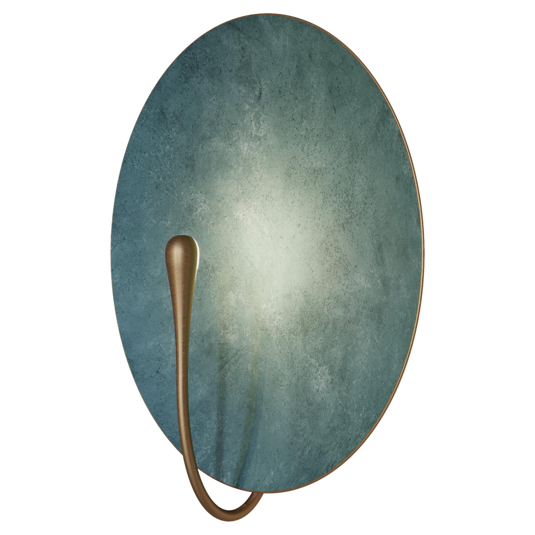 Cosmic 'Comet Verdigris 20' Handmade Verdigris Patinated Brass Wall ...