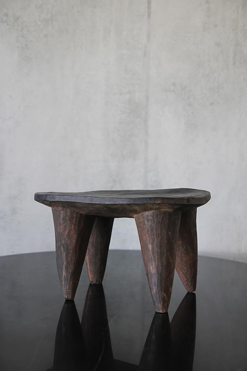 Côte D'ivoire Senufo Wood Milk Stool For Sale at 1stDibs