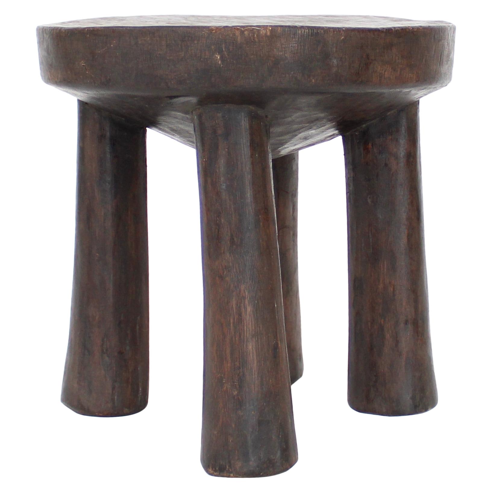 Carved African Tonga 'Chigaro' Stool at 1stDibs