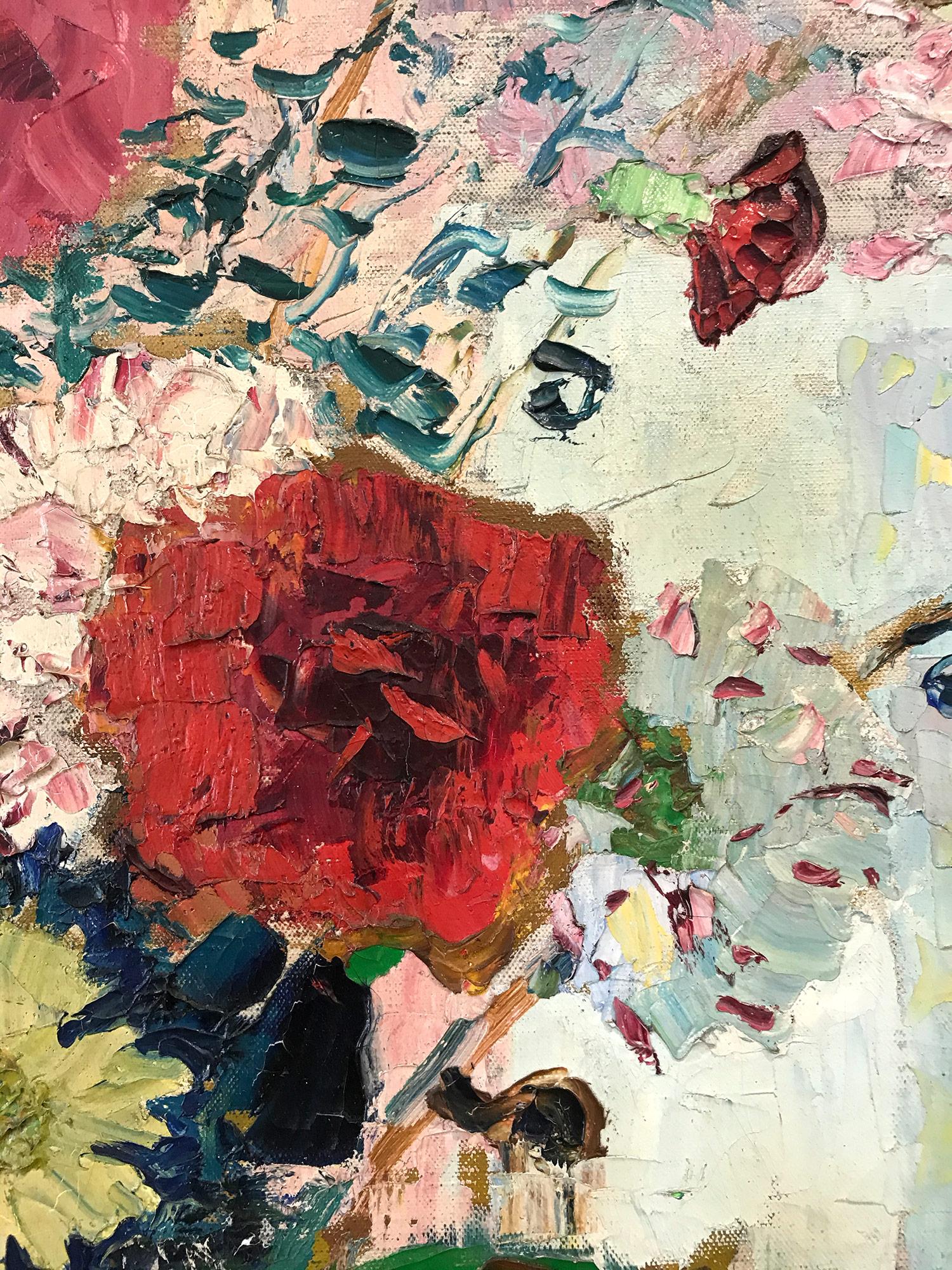 Coulton Waugh - "Carnations" Mid Century Floral Arrangement Still Life ...