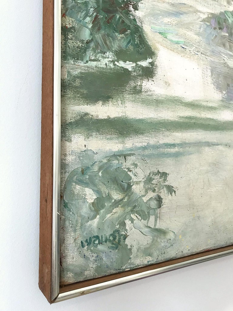 Coulton Waugh - "Fog and Brook" Mid Century Impressionistic Oil ...