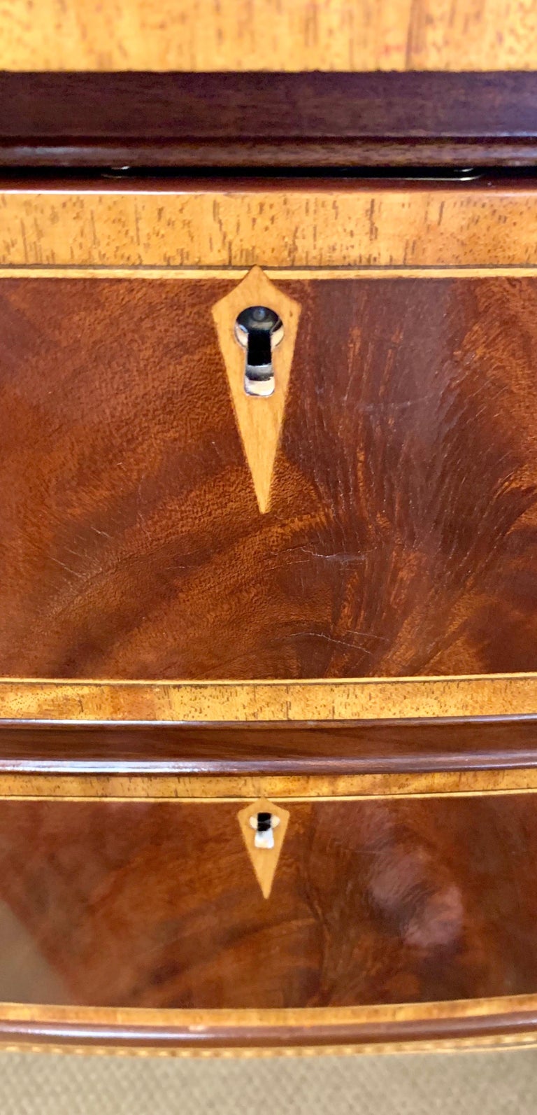 Councill Craftsman Furniture Mahogany Inlay and Brass Sideboard Buffet ...