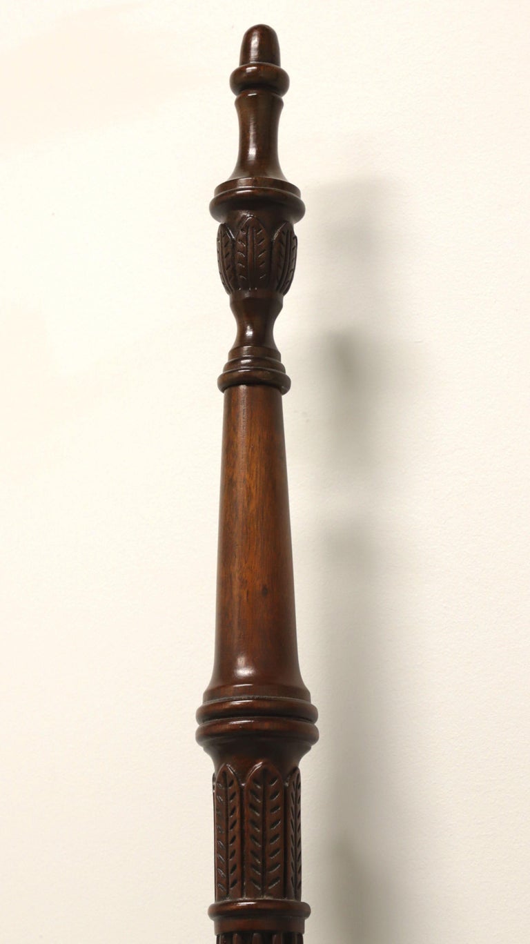 COUNCILL CRAFTSMEN Mahogany Chippendale Queen Size Rice Carved Four ...