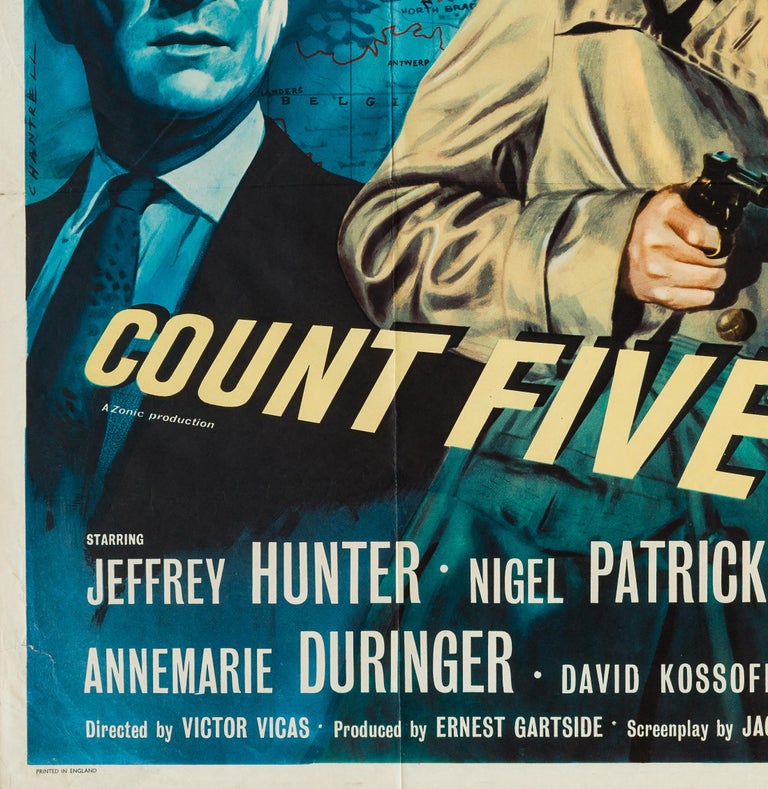 Count Five and Die Original British Film Poster, Chantrell, 1957 For ...