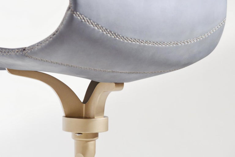 Counter-Height Swivel Chairs with Footrest Ring 'Pigeon', by P ...