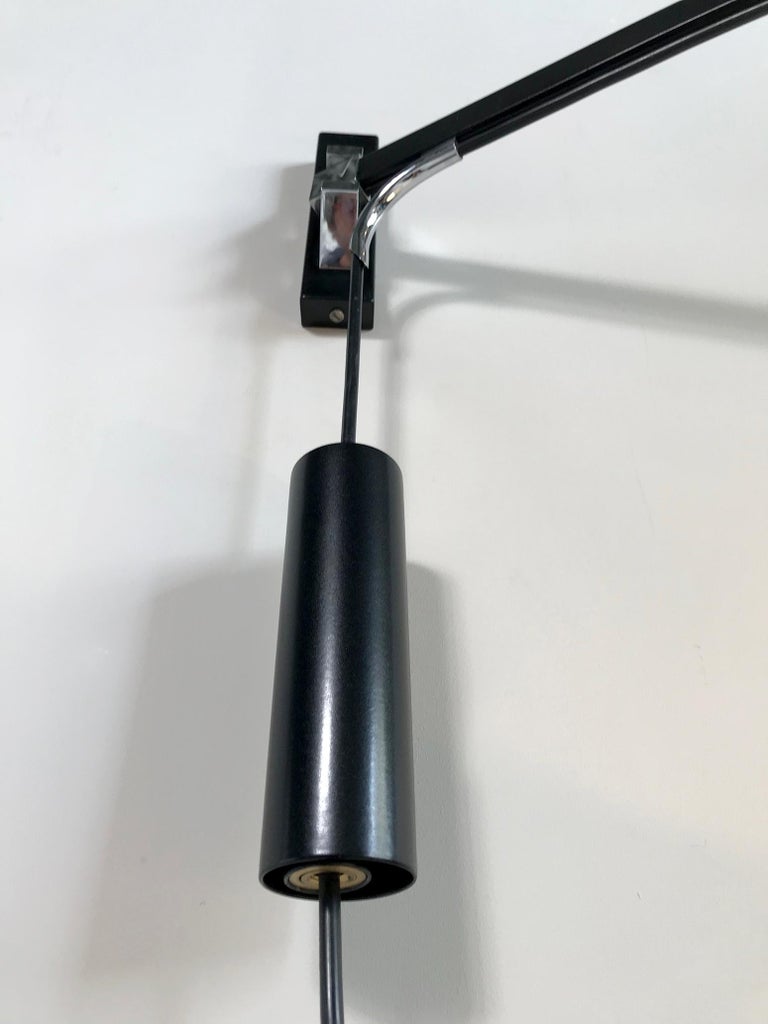 Counterweight wall light, Philips Holland, 1960 For Sale at 1stDibs