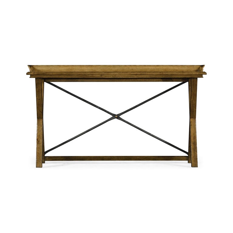 Country Chestnut Console Table For Sale at 1stDibs