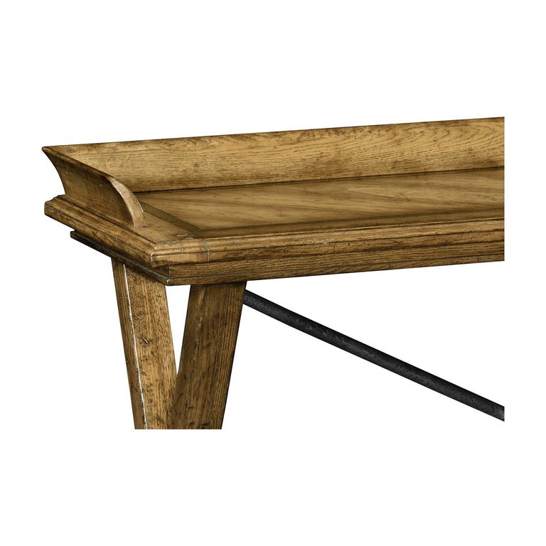 Country Chestnut Console Table For Sale at 1stDibs