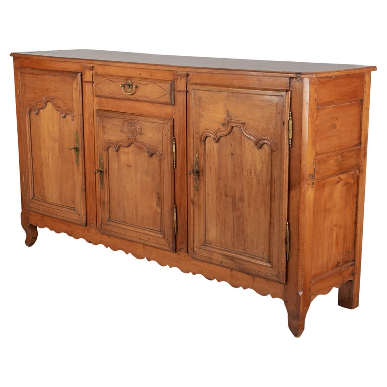 Country French Cherry Wood Enfilade or Sideboard For Sale at 1stDibs