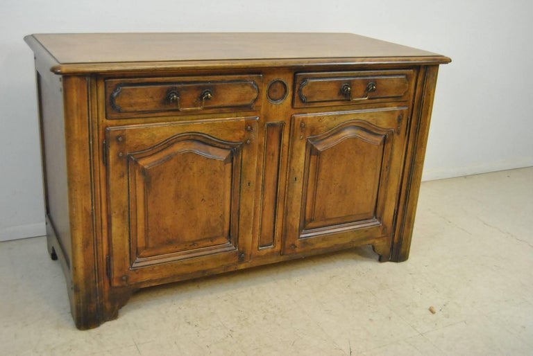 Country French Distressed Cherry Open Cupboard by Ralph Lauren For Sale ...