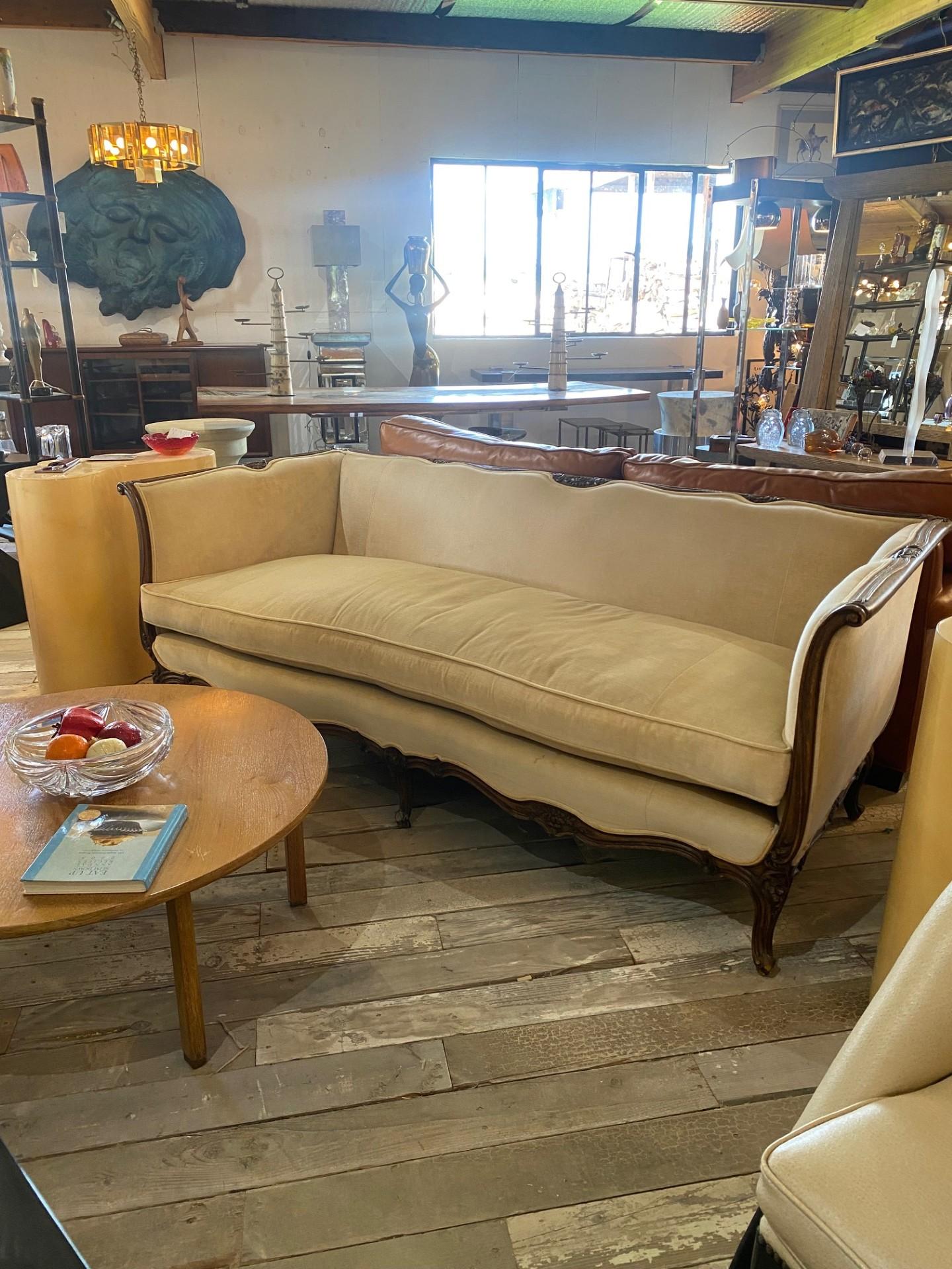 Country French Provincial Style Canapé Sofa For Sale at 1stDibs