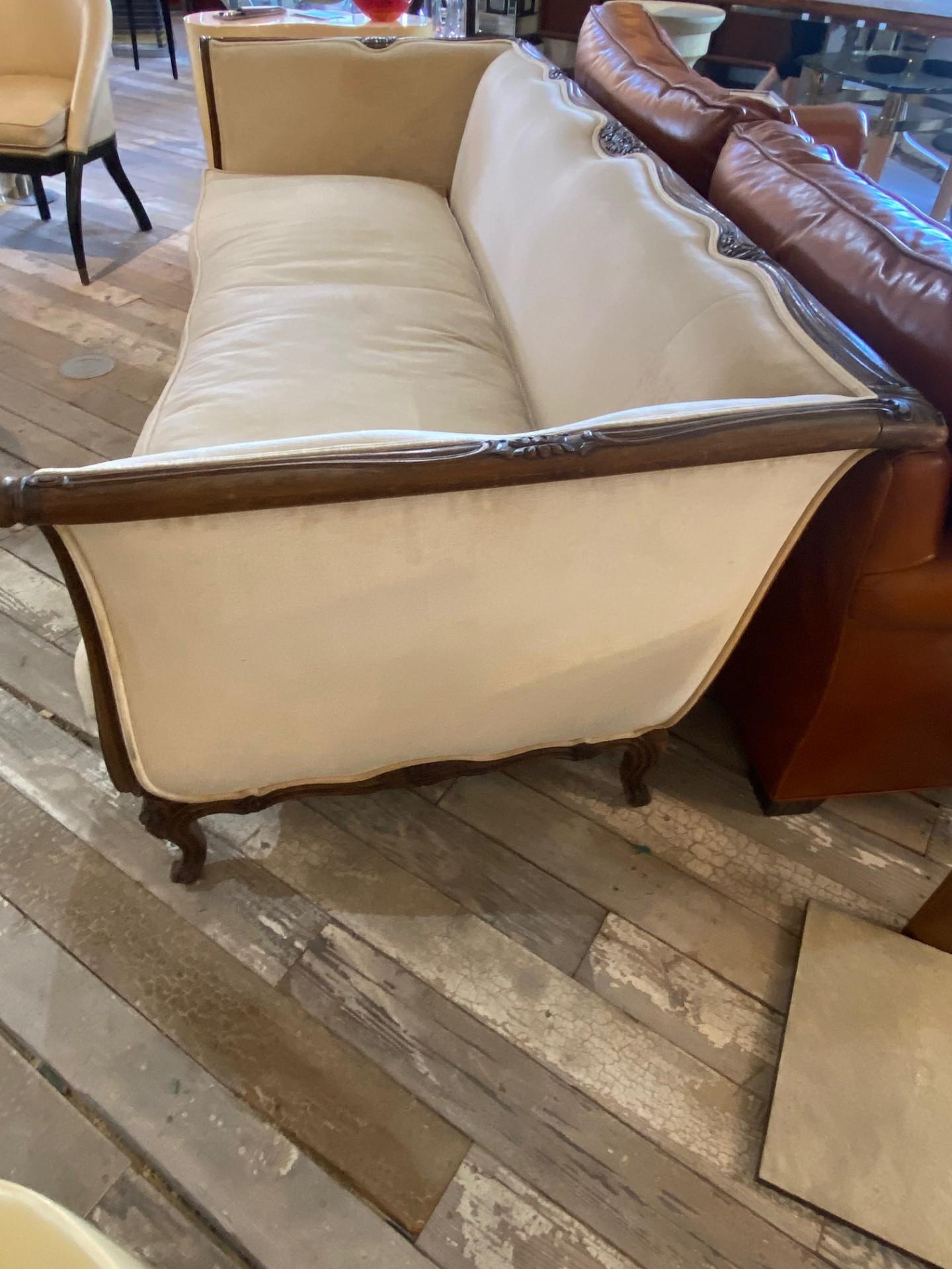 Country French Provincial Style Canapé Sofa For Sale at 1stDibs