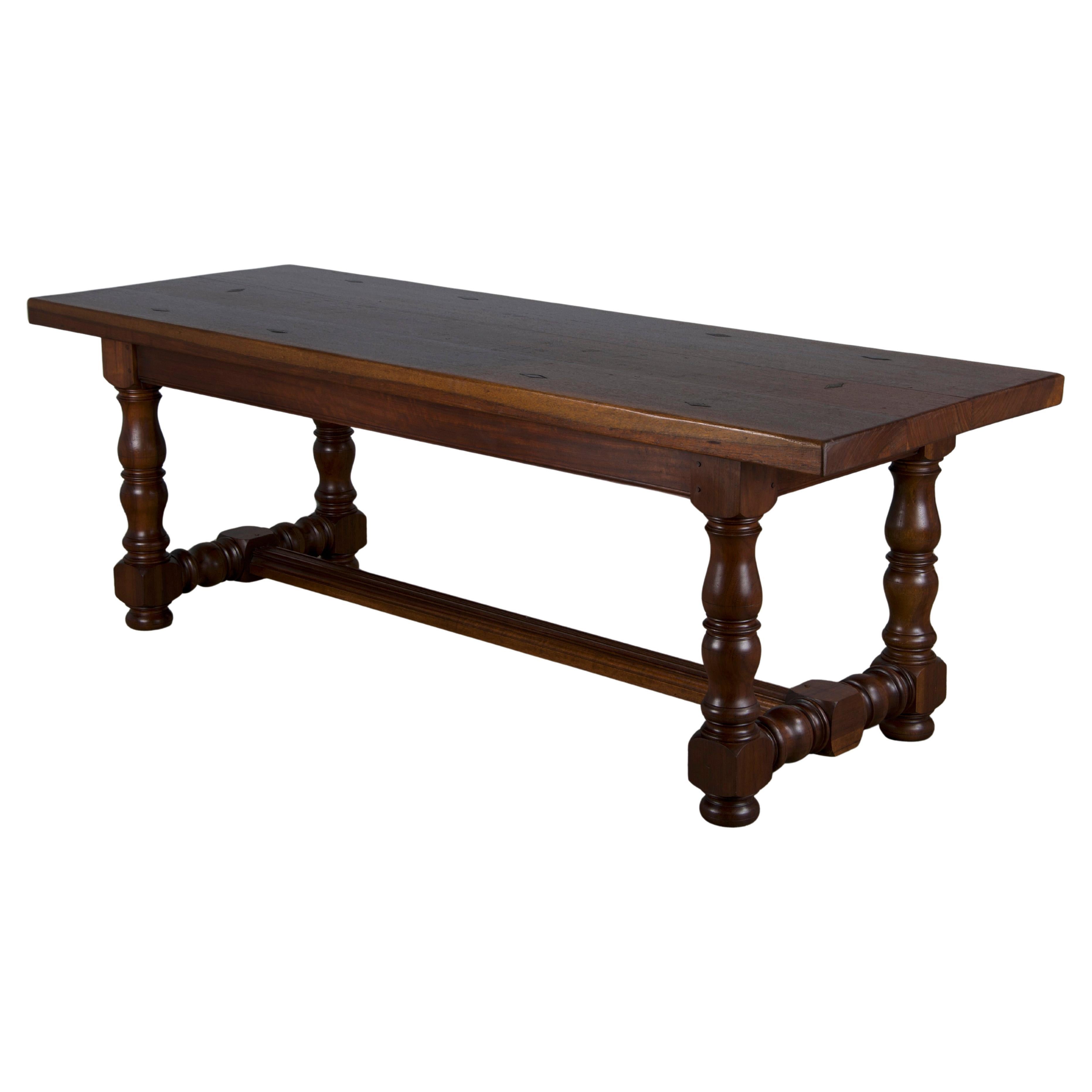 Antique Country French Louis Philippe Style Provincial Walnut Dining ...