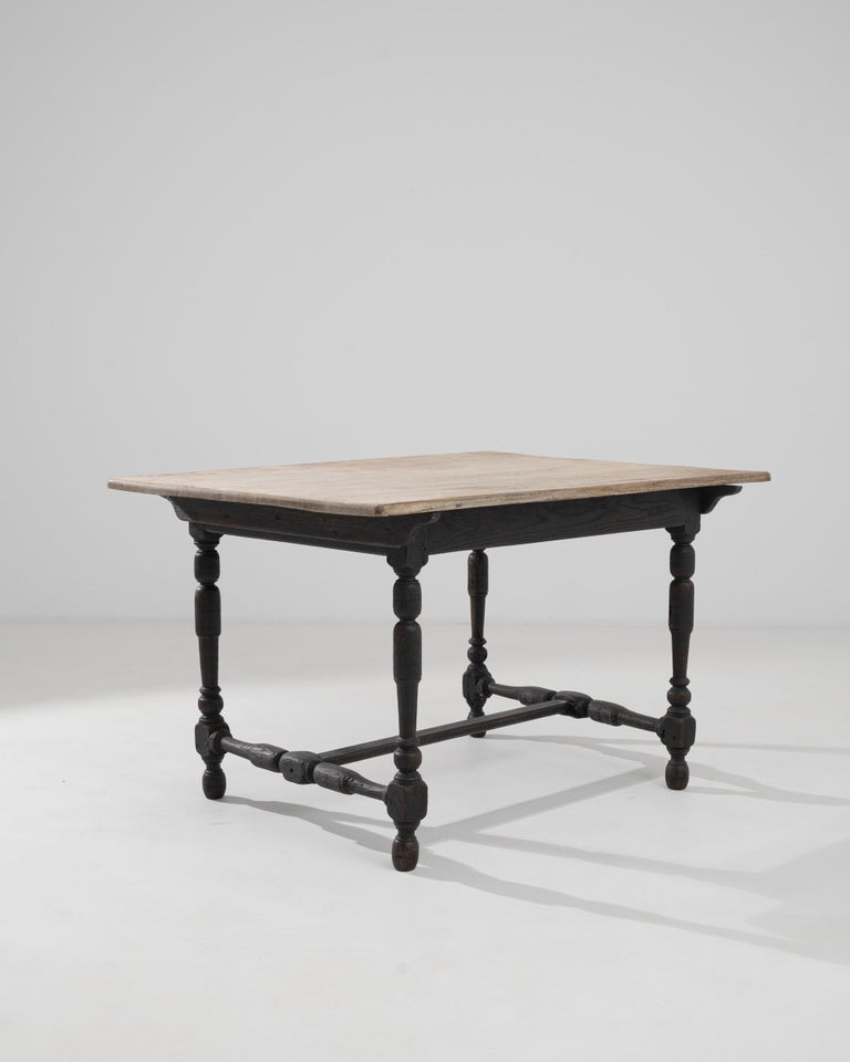 Country French Wooden Dining Table For Sale at 1stDibs
